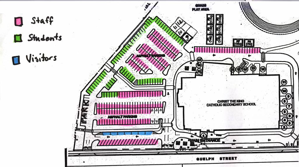 Parking | Christ the King Catholic Secondary School, Georgetown
