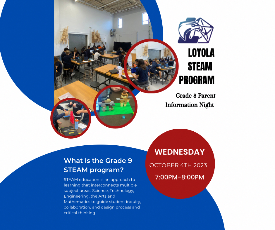Loyola Steam Program | St. Ignatius of Loyola Catholic Secondary School ...