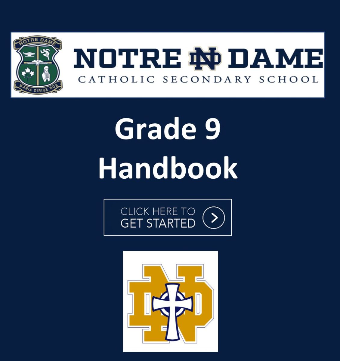 2022-2023 ND Grade 9 Handbook | Notre Dame Catholic Secondary School ...