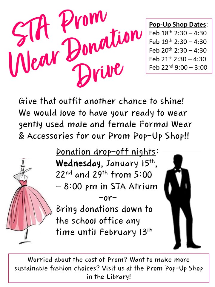 Prom Pop-Up Shop | St. Thomas Aquinas Catholic Secondary School, Oakville